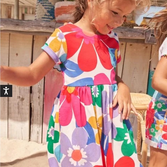 Mini Boden | Dresses | Nwt Mini Boden Short Sleeve Fun Jersey Dress ...